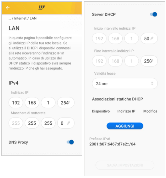 MyFastweb - Configurazione Fastweb NeXXt