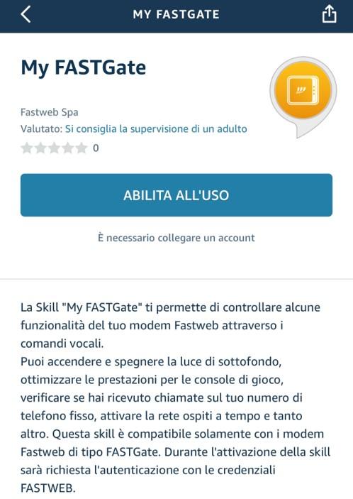MyFastweb - FASTGate
