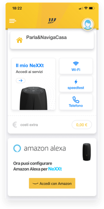 Alexa integrata su NeXXt e Booster
