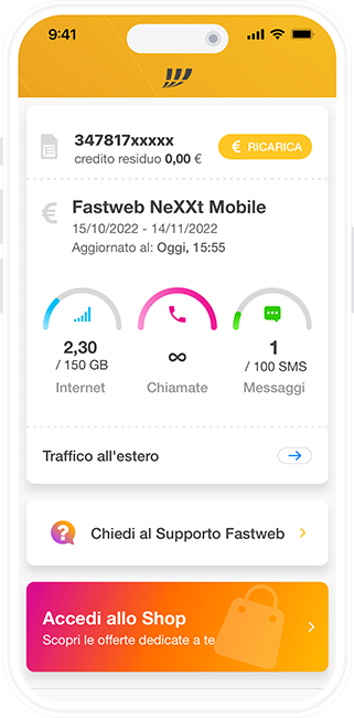 L'app MyFastweb